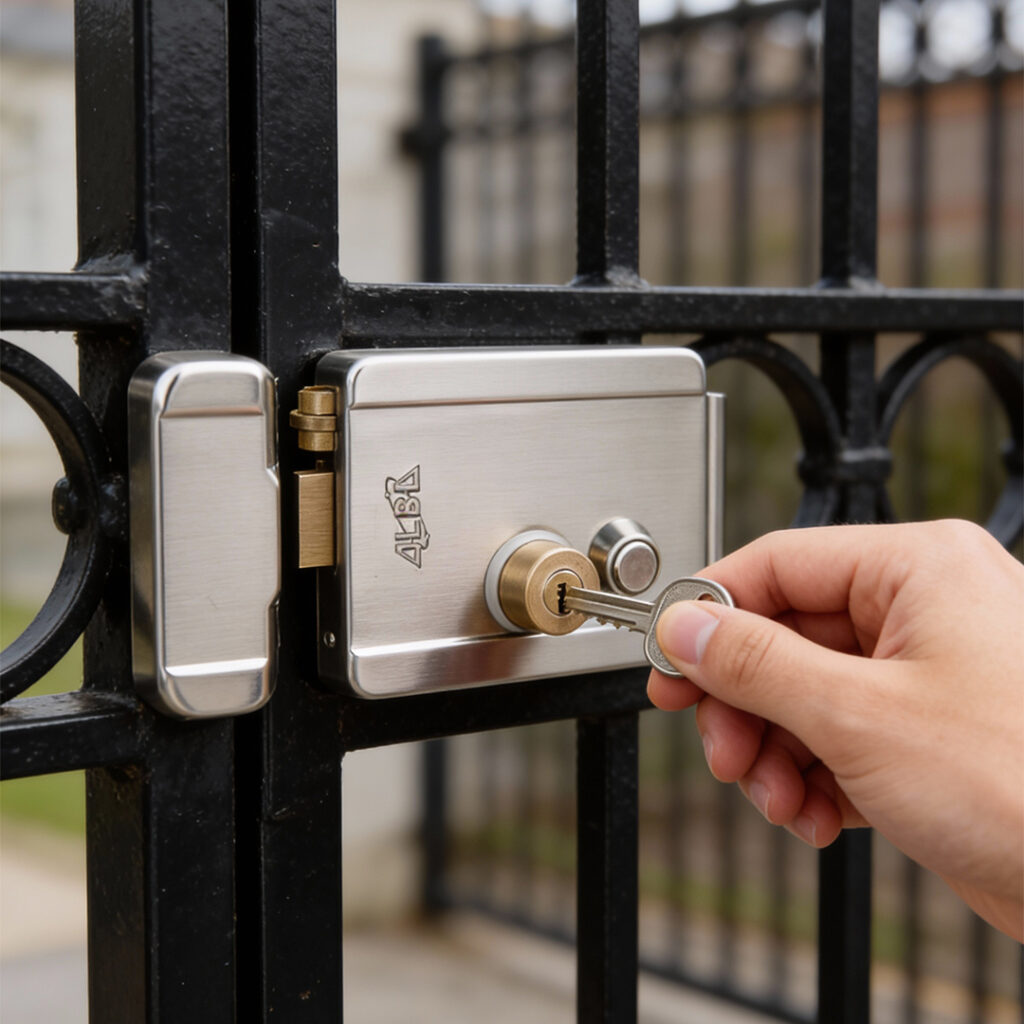 Robust Electro Mechanical Door Lock - Video Door Lock | Home Automation ...