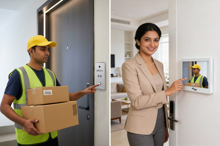 Home View Series - VDP Kit for Independent Homes - Video Door Lock ...